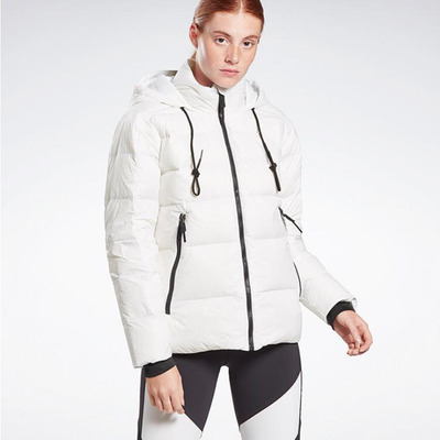 Reebok/锐步连帽短款羽绒服