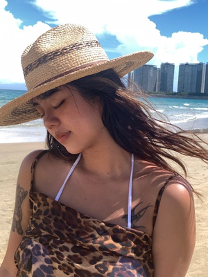 brixton限量拉菲草草帽