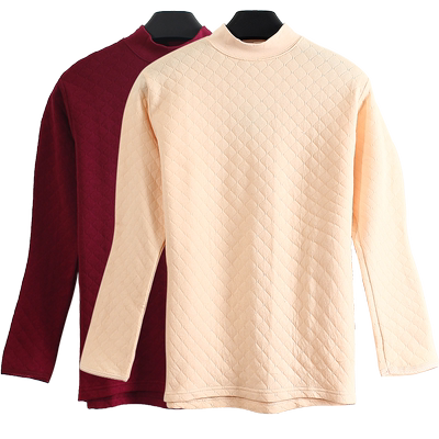 AB三层保暖全棉女士保暖上衣