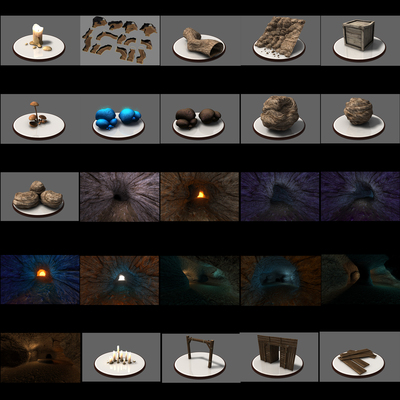 Unity3d Cave Creator (3D洞穴制作合集) 洞穴场景资源