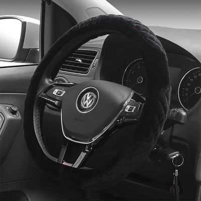 毛绒方向盘套冬季保暖途观L索九