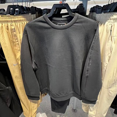 NIKE耐克男子24.7系列保暖运动训练休闲圆领套头衫卫衣HQ6965-010