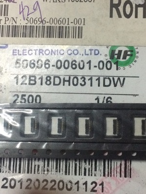 ACES宏致连接器 50696-00601-001 FPC刺破式连接座子 6pin 现货