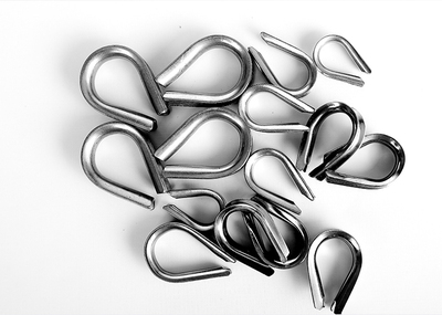 304不锈钢鸡心环M2M3M4M5M6M8M10M12 鸡心环 钢丝绳配件 三角环