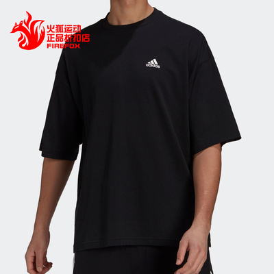 阿迪达斯男训练运动圆领短袖舒适