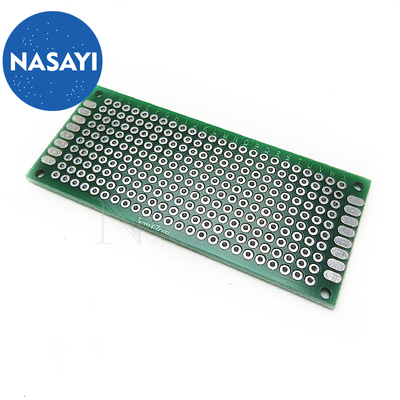 双面喷锡绿油玻纤板 PCB板 3x7cm 厚度1.6