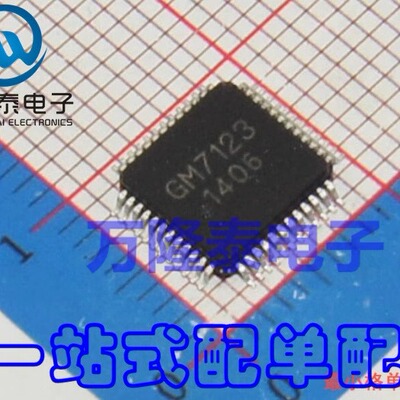 全新原装正品 处理器及微控制器 GM7123  GM7123C封装TQFP-48