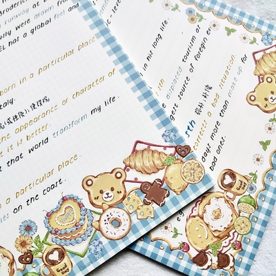 CREAMSODA奶油苏打拍纸本笔记本学习纸便签文具ins风田园早餐