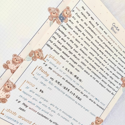 CREAMSODA奶油苏打拍纸本便签学习纸给我康康