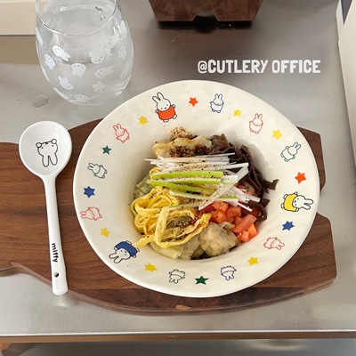 一人食手作米菲陶瓷咖喱拉面碗