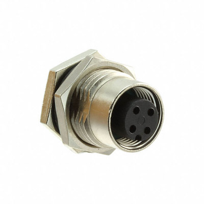 Amphenol 圆形连接器 M12A-04PFFS-SF8001