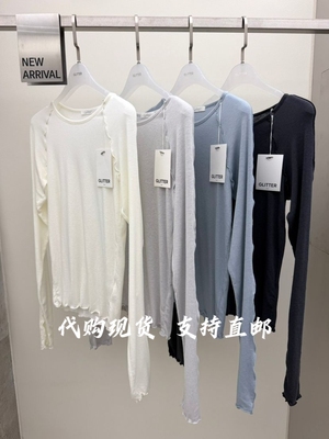 GLITTER韩国东大门2026秋季新款女装时尚百搭长袖T恤女