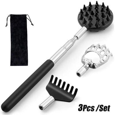 3Pcs/Set Back Scratcher Telescopic Scratching Back Scratcher