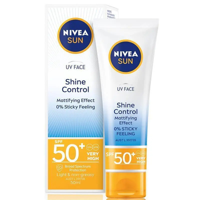 NIVEA Sun UV Face Sunscreen Shine Control SPF50+ 50ml 防晒霜