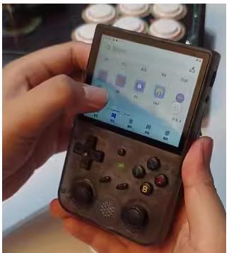 适用周哥开源掌机RG353VS安伯尼克V钢化膜防爆膜护眼膜屏幕保护膜软膜防刮高清膜