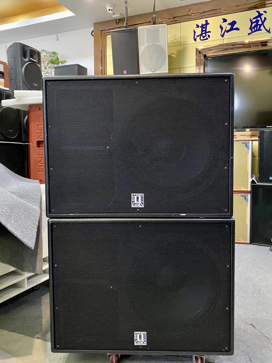 二手原装进口意大利UNLIMITED HS18单18寸低音炮RCF旗下品牌_虎窝淘