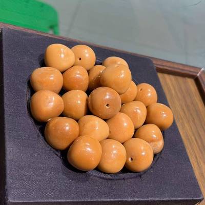 象牙果蒜瓣大肠diy配件手工编绳手链串珠项链挂件文玩手串配饰品