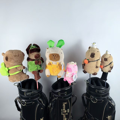 新款韩国高尔夫卡皮巴拉一号球道小鸡腿UT杆套球杆保护套杆头套