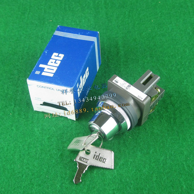 原装正品 IDEC  ASN  BS001E  三档  钥匙开关  锁匙开关