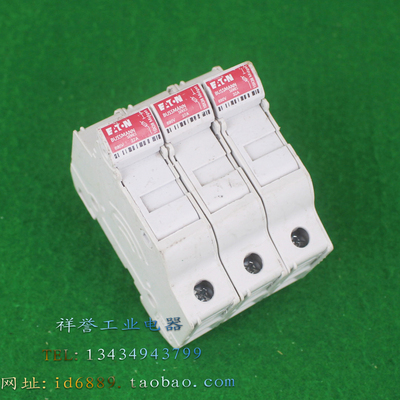 EATON 伊顿 BUSSMANN 保险丝座 CHM3DIU  690V 32A 3P 熔断器座