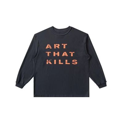 正反穿GALLERYDEPT美式潮牌宽松男女情侣打底衫reversible长袖T恤