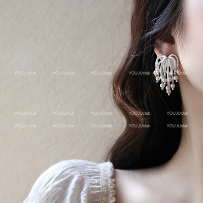 YOUJUclub伯德小姐~优雅珍珠耳饰