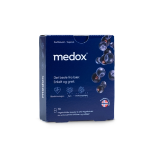 挪威正品MEDOX越橘花青素胶囊 北欧野生越橘提取物