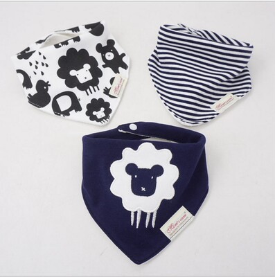 momscare宝宝三角巾33条装双层