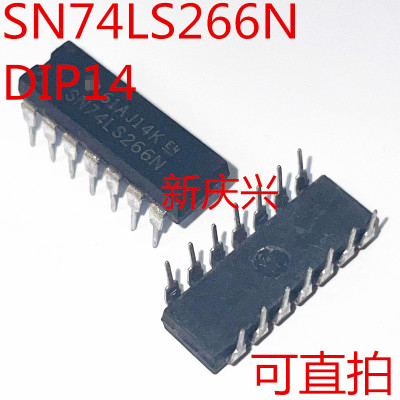 现货可直拍 SN74LS266N 直插DIP14 栅极和逆变器异或非器