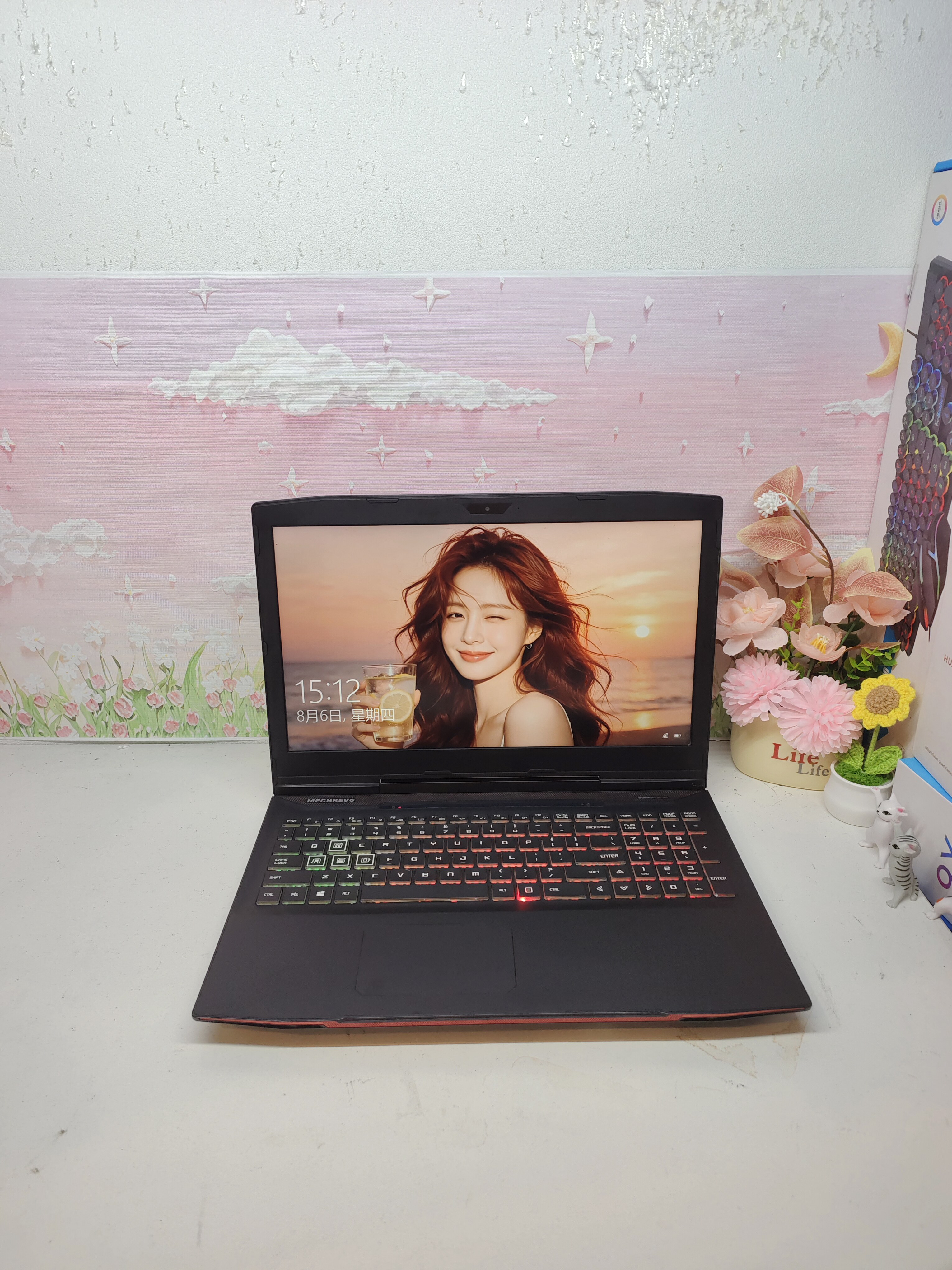 二手机械革命X2游戏本电脑8代i7 GTX1060 6G独显,512G固态硬盘