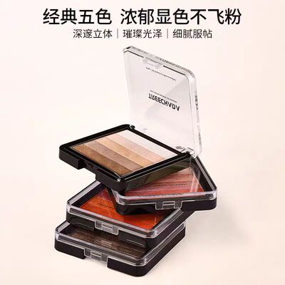 【5月到期 特价】泰国TREECHADA眼影盘桃花妆大地色裸妆珠光