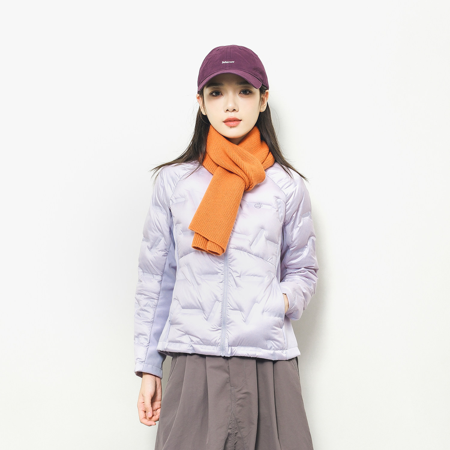 2025冬季户外女士轻薄三防立领羽绒服运动滑雪徒步登山羽绒衣外套
