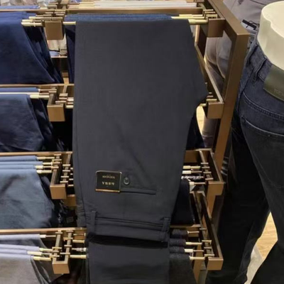 雅戈尔裤子男夏休闲西裤轻薄透气舒适弹力不易皱易打理320132FWA