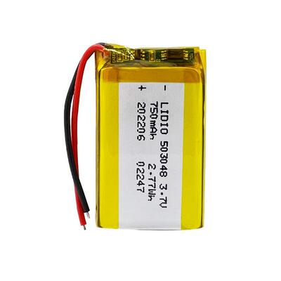 充电电池503048 聚合物锂电池3.7v 750mAh 足容量带保护板4.2