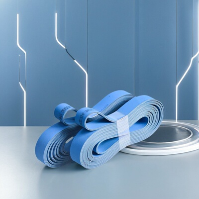 两面蓝色全自动皮壳包边机