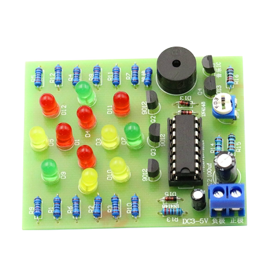 CD4060梦幻灯制作套件音乐彩灯板
