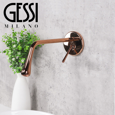 意大利GESSI水龙头入墙式面盆龙头嵌入墙出预埋暗装冷热水滴龙头