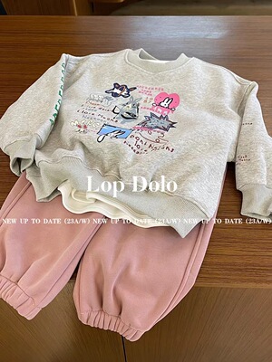 LOPDOLO秋冬女全棉韩版休闲卫衣
