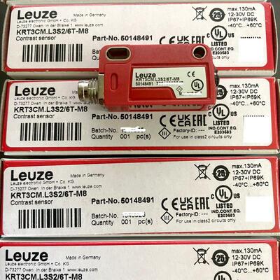 全新LEUZE色标KRTM 3B/6.1121-S8 KRT3CM.L3S2/6T-M8询价