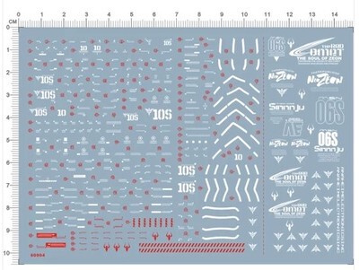 60904-Z121 HG MSN-06S SINANJU 新安洲 水贴