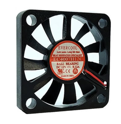 EVERCOOL EC4007H12C DC 12V 0.12A 40x40x70mm 4厘米散热风扇