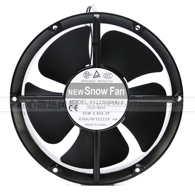 SNOWFAN YY22060HBL2 散热风扇AC 220V 22CM 22060 双滚珠风机