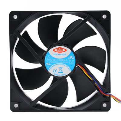 TOPMOTOR 12V 0.45A DF121225BM 12025 矿龙电脑电源12cm散热风扇