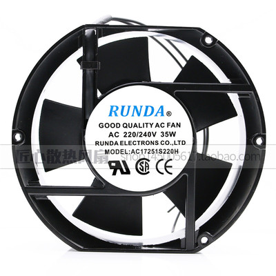 RUNDA润达AC17251B220H/B380H/S220H电焊机散热风扇220V/380V 35W