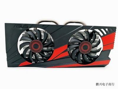 ASUS/华硕GTX1060-03G/GTX960-DC2OC战骑士/冰骑士显卡散热器风扇
