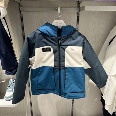 安踏儿童专柜正品25年冬男大童 晴雨甲 户外两件套上衣 352546607