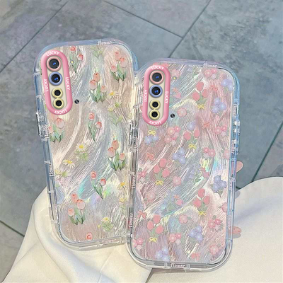 花OPPO K5手机壳K3高级K5新K7 X全包K9 Pro防摔K10薄软K11潮套K12男女K1可爱外壳潮OPPOk5