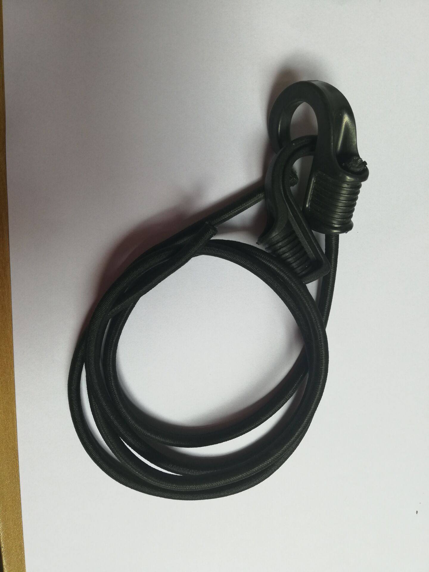 原装行李车拉绳弹力绳黑色绑绳带勾_虎窝淘