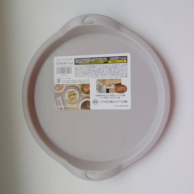 日本进口SANADA微波炉圆形托盘