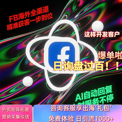FB软件海外全渠道引截流WS外贸客户精准ins批量开发工具拓客系统